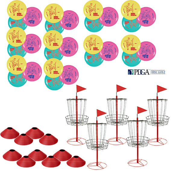 PDGA Frisbeegolf pakke -stor - Ji sport - Din idrettsleverandør